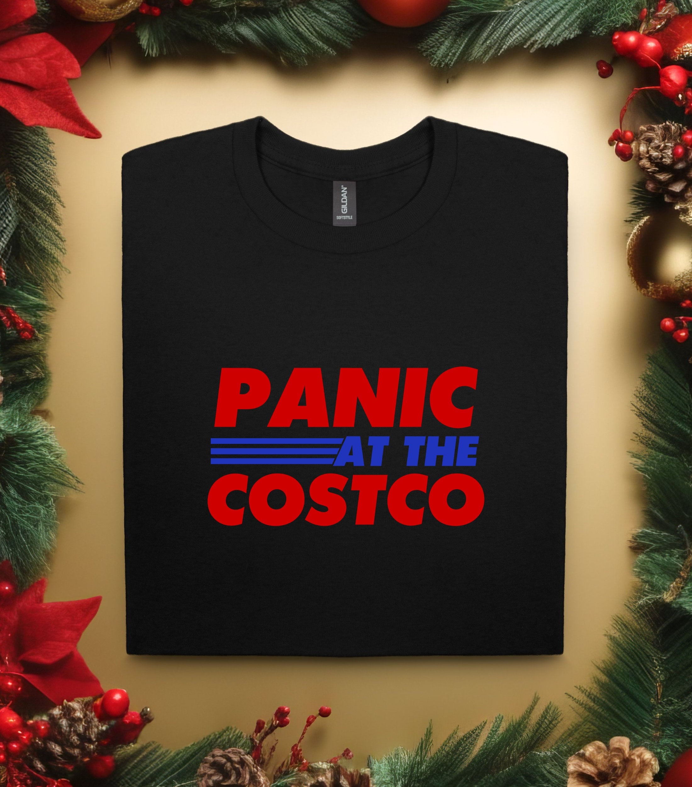 Panic at the Costco Shirt, Funny Meme Shirt, Costco Meme Shirt, Panic ...
