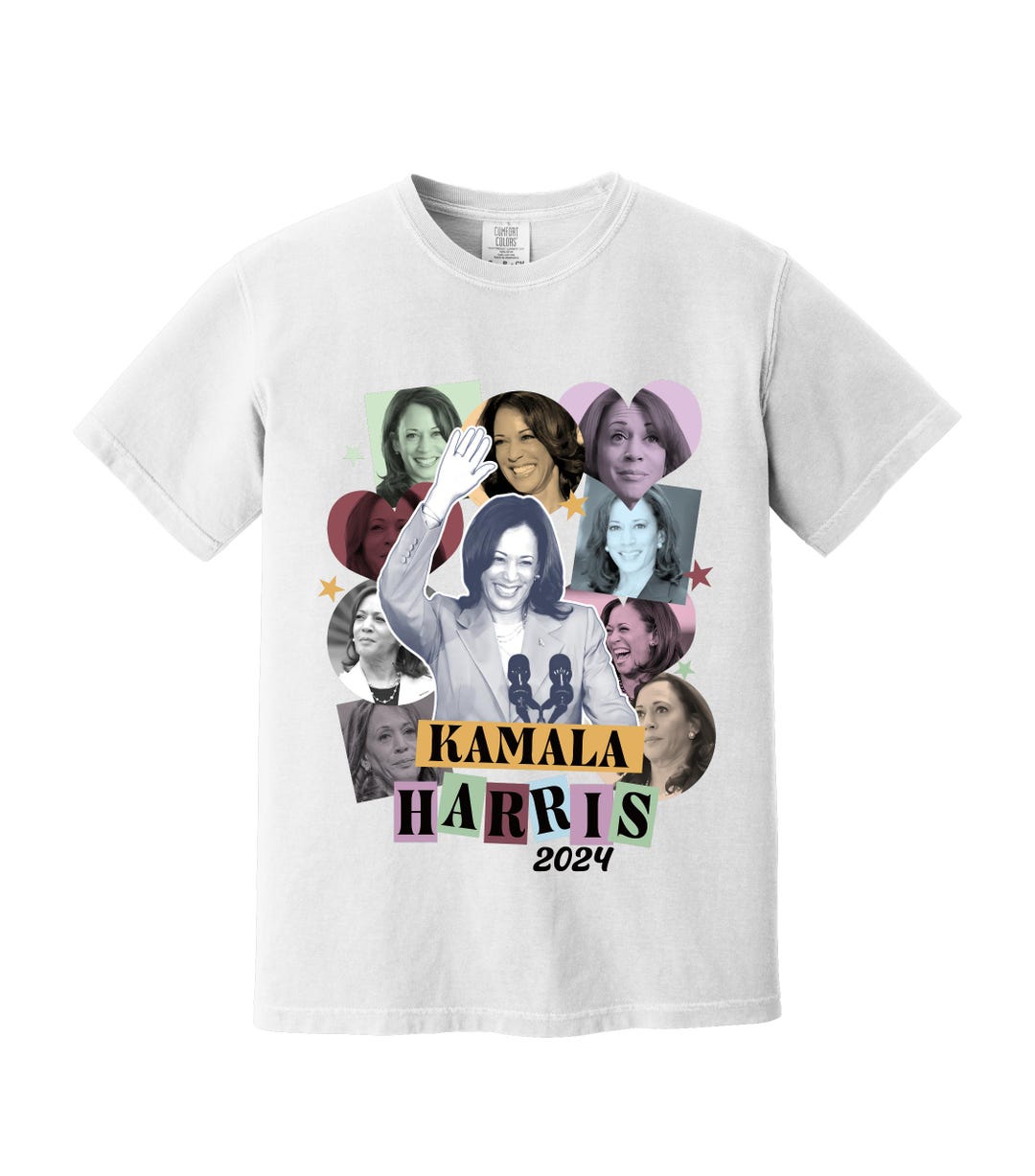 KAMALA HARRIS Retro Comfort Colors T-shirt Kamala Harris Tee, Kamala ...