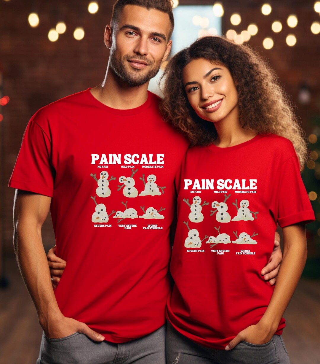 Funny Pain Scale Comfort Colors, Christmas Nurse Tshirt, Medical ...