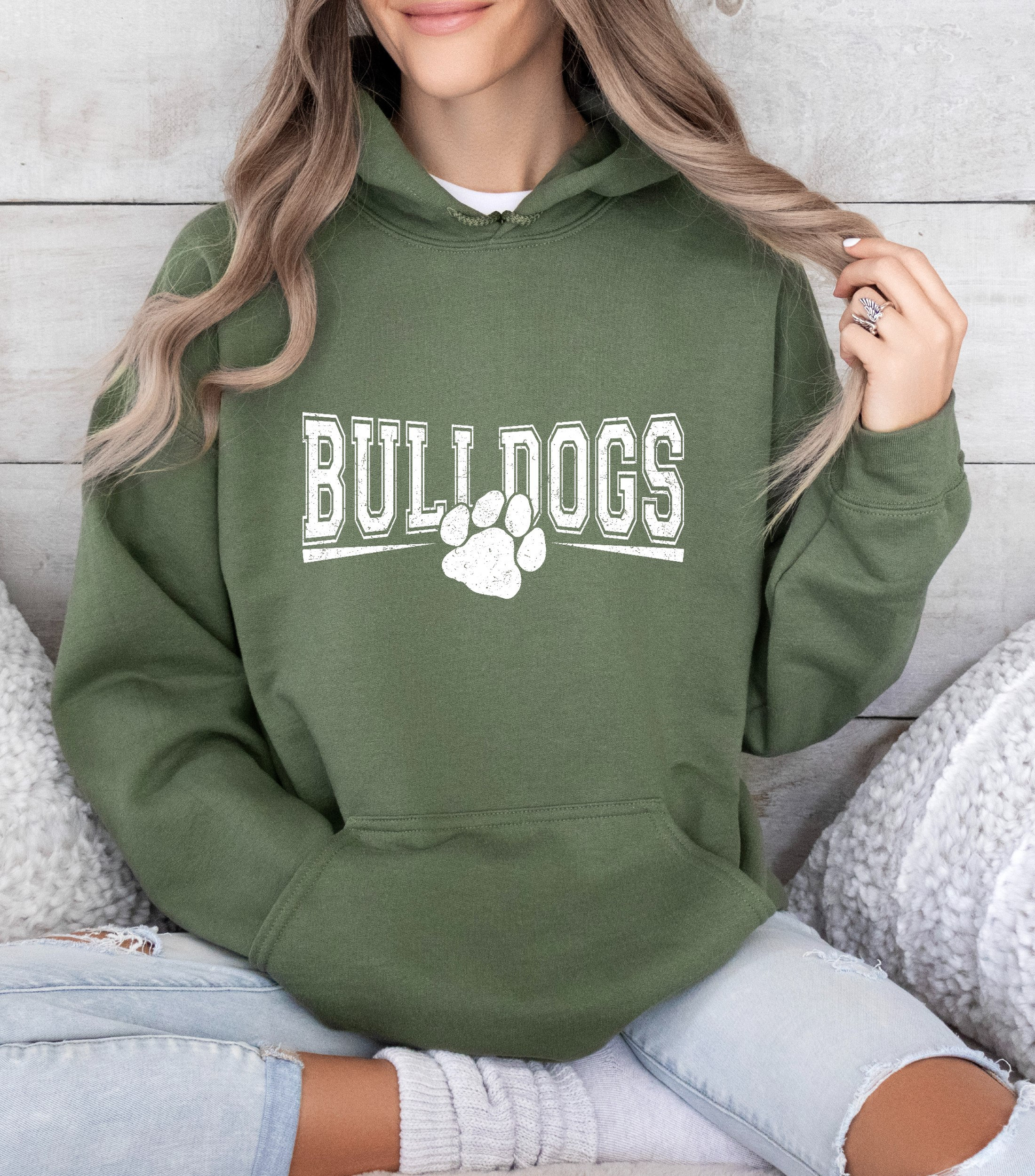 Custom School Name Hoodie, Custom Mascot Hoodie, Custom Team Name ...