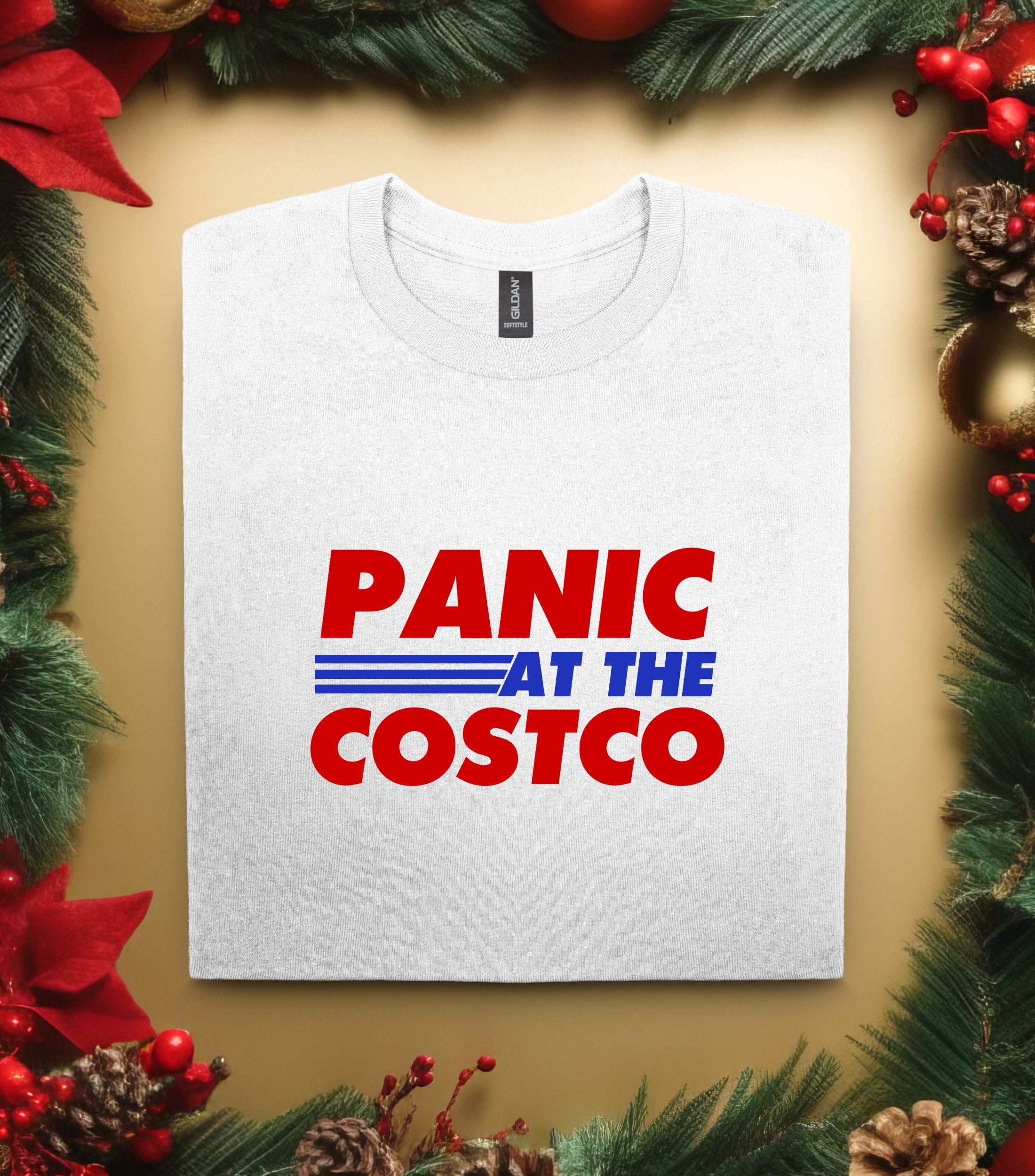 Panic at the Costco Shirt, Funny Meme Shirt, Costco Meme Shirt, Panic ...