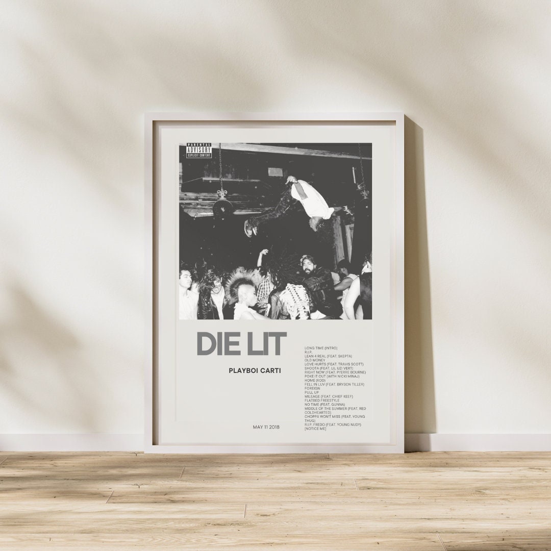 Playboi Carti Print / Album Poster / Printable Wall Art / Die Lit ...