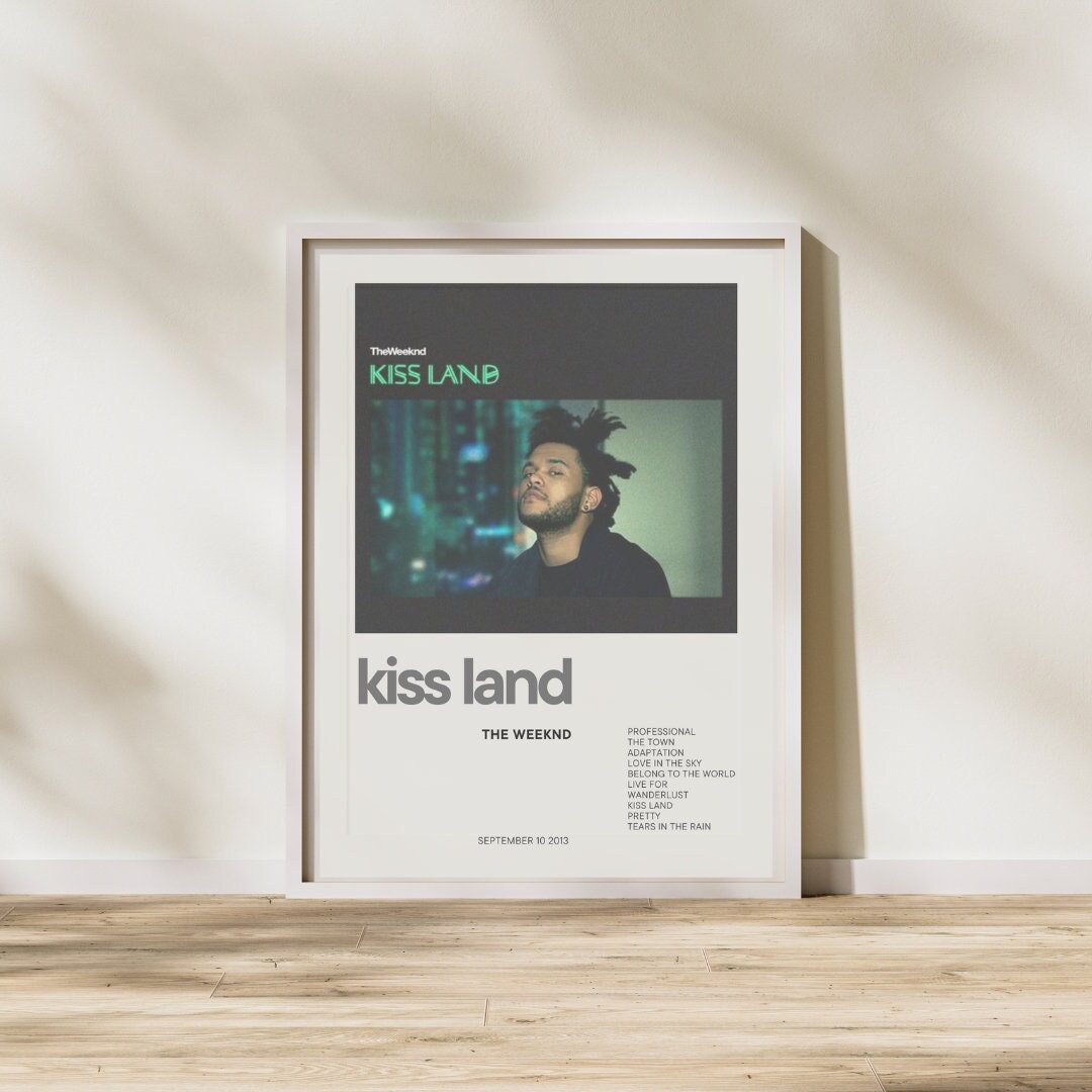 The Weeknd Print / Album Poster / Printable Wall Art / Kiss Land ...
