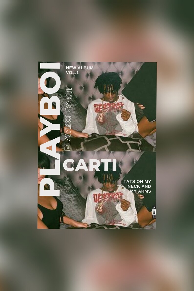 Playboi Carti Bundle Set of 3 / Album Poster / Printable Wall Art / Die ...