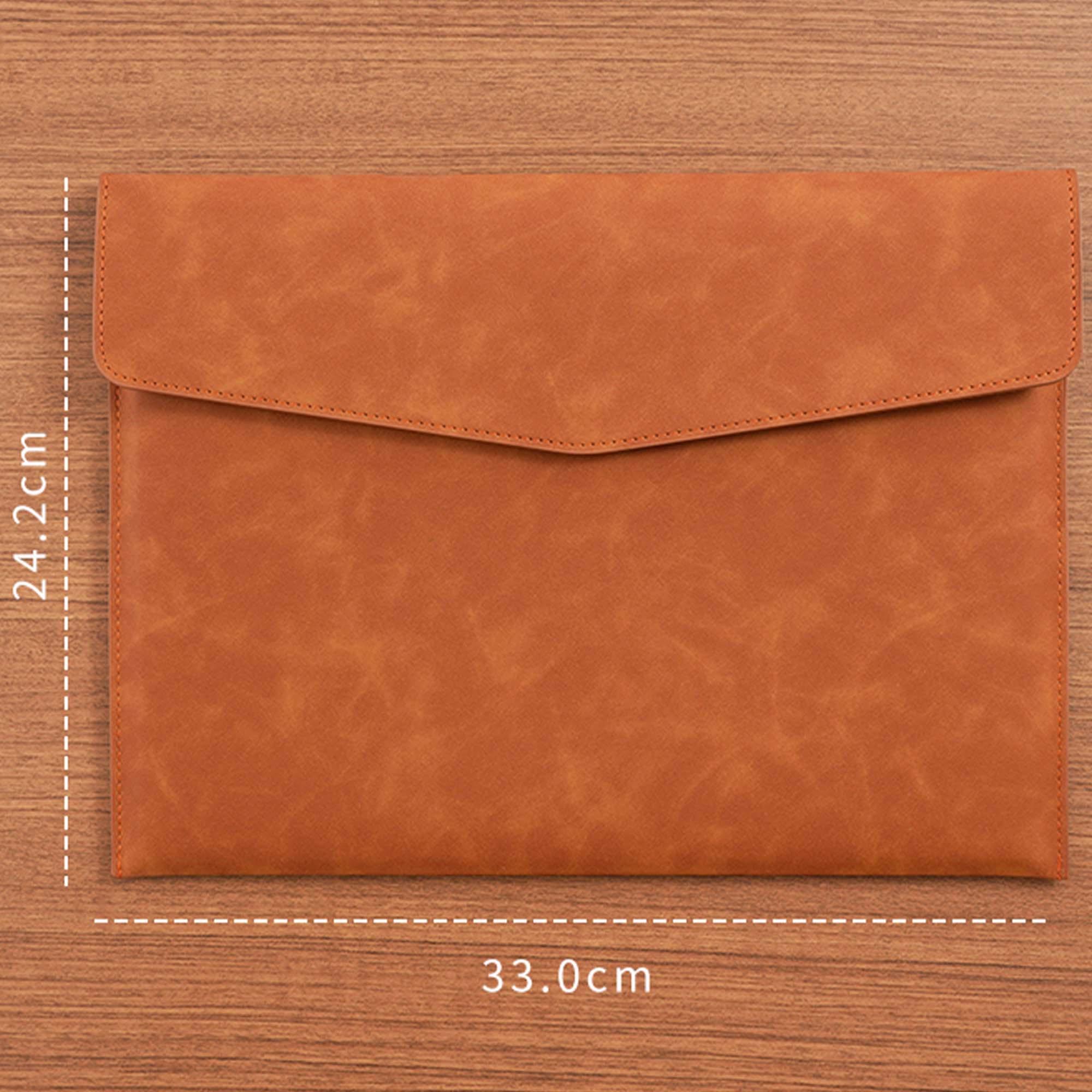 Custom Name Logo Leather Folder Gifts for Men, Personalized Engraved ...