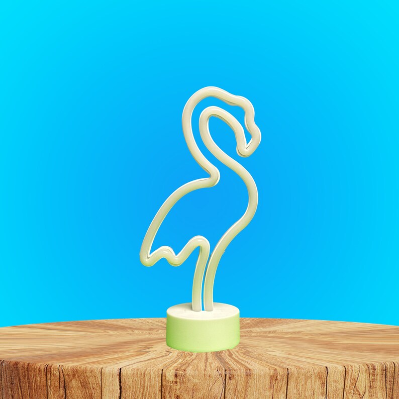 Neon Flamingo, Neon Flamingo Sign, Neon Animals, Neon Lighting Animal ...