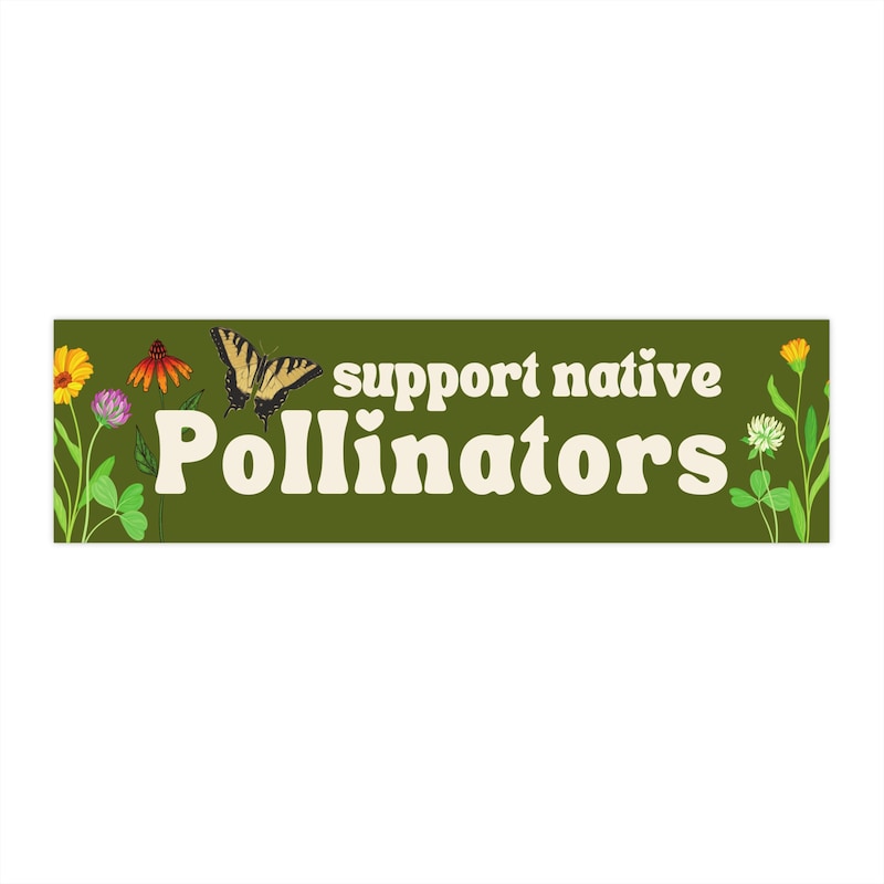 Pollinator Sticker - Etsy