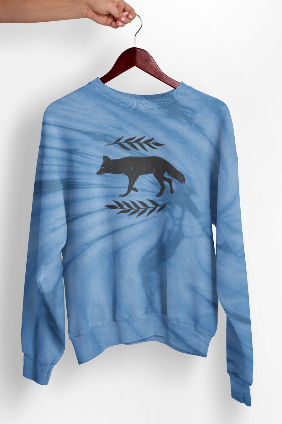 Coyote Black and White Hand Drawn Linocut Style Design, Linocut Print ...