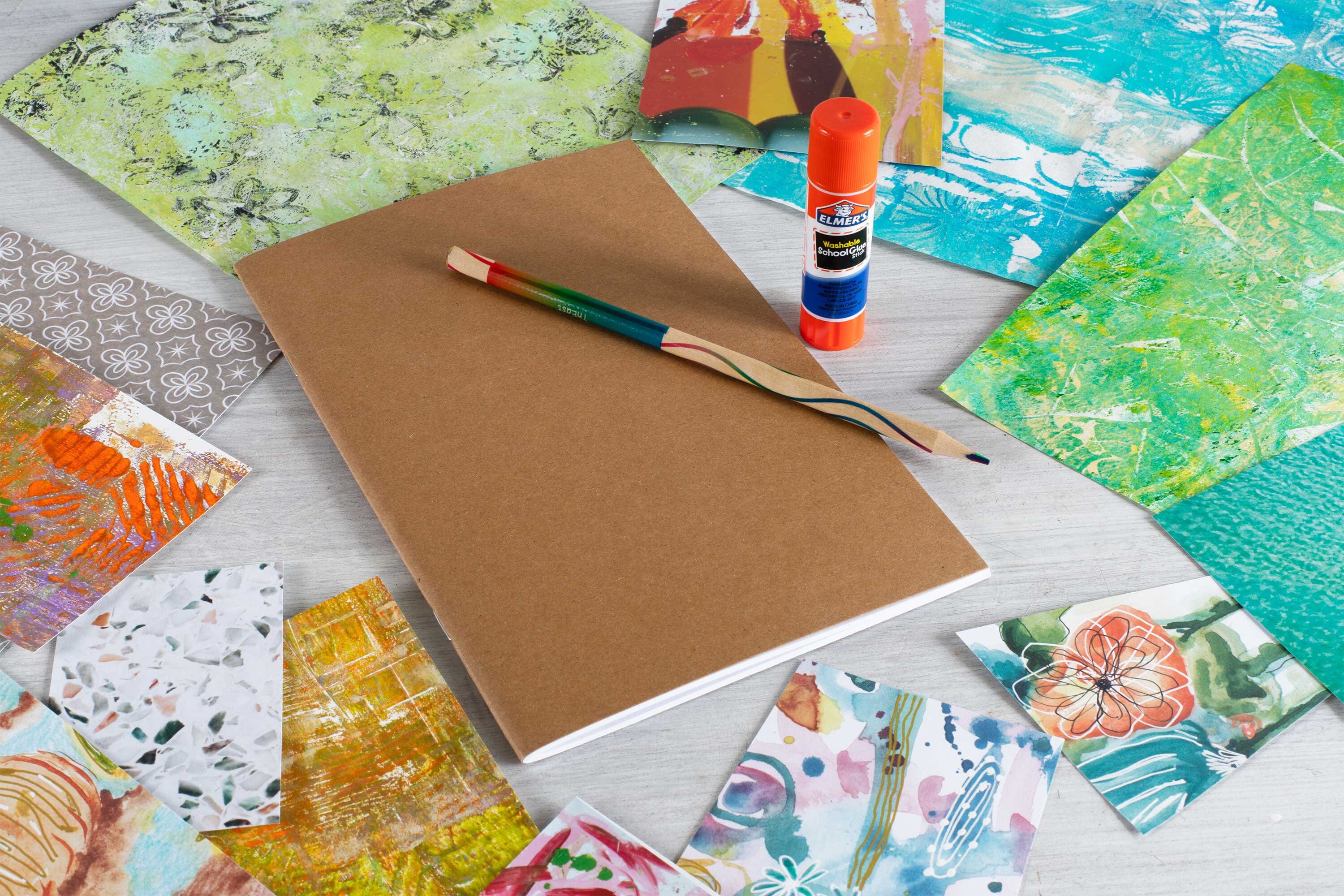 Paper Collage Kit With LARGE Paper Journal Handcrafted Quality Paper ...