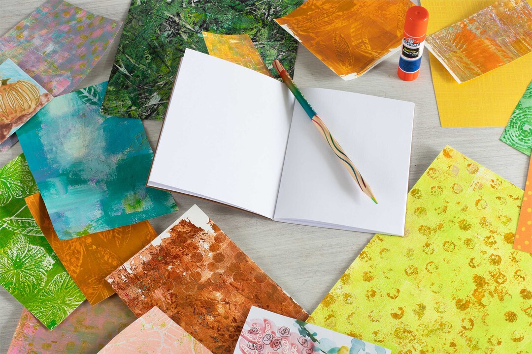 Paper Collage Kit With SMALL Paper Journal Handcrafted Quality Paper ...