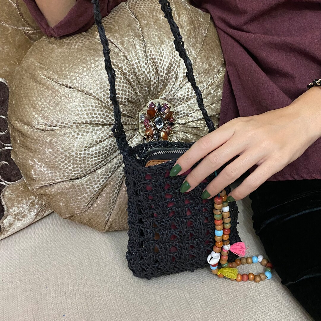 Crochet Phone Bag, Knitting Phone Bag, Phone Bag - Etsy