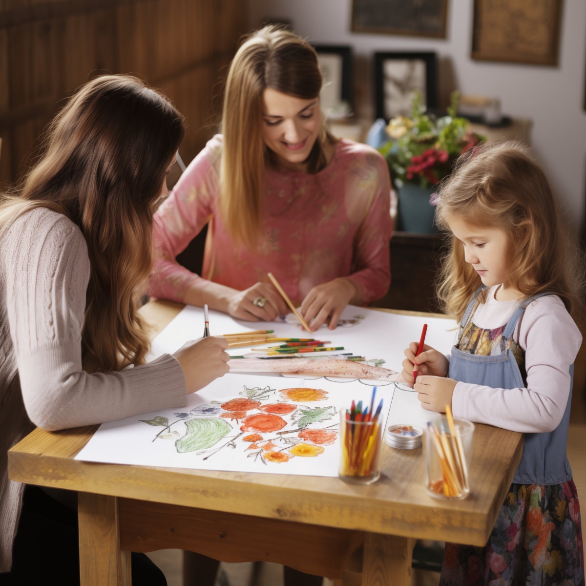 Mother's Day Coloring Pages Kids Coloring Book Gift for Mothers Mothers ...