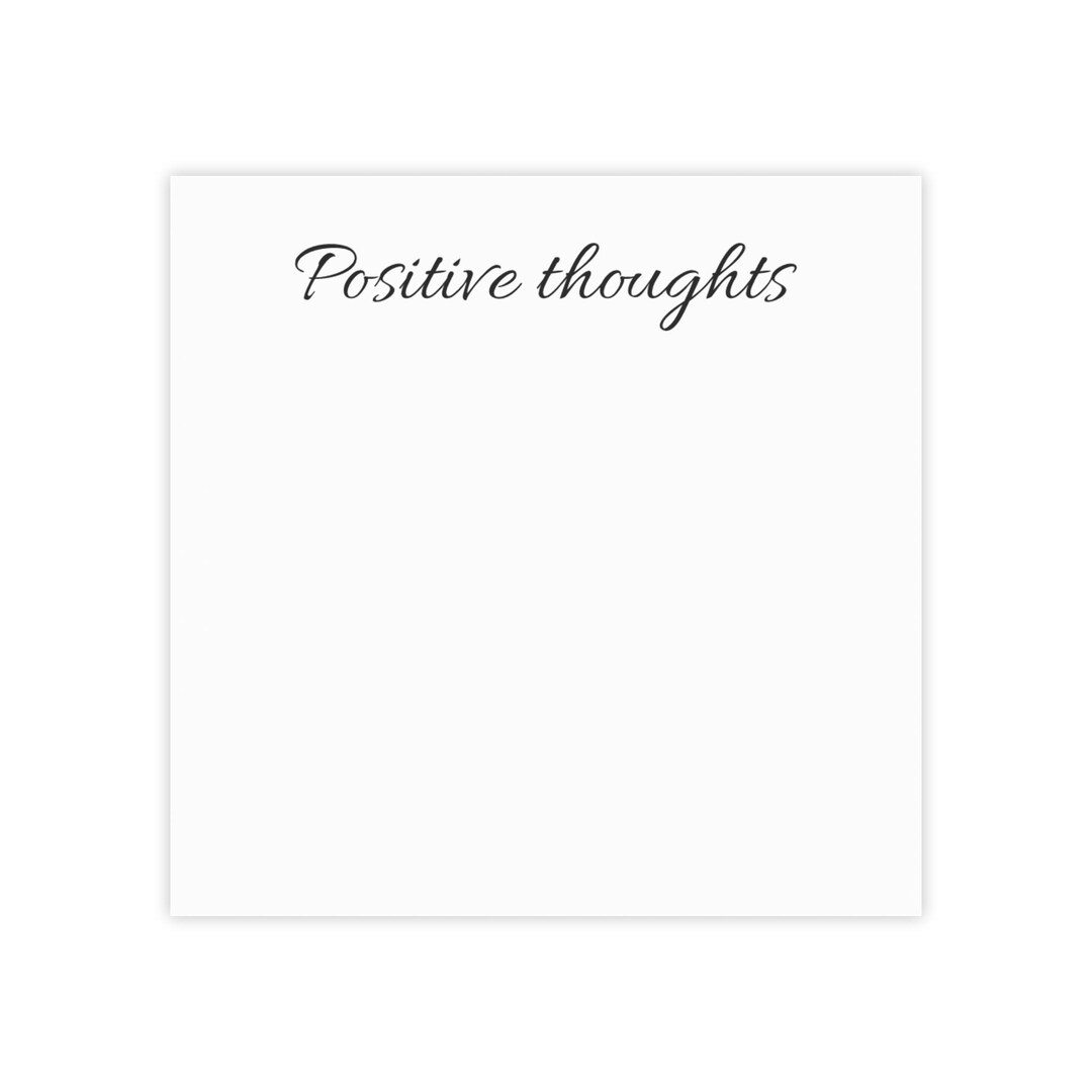 Positive Thoughts Post-it® Note Pads - Etsy