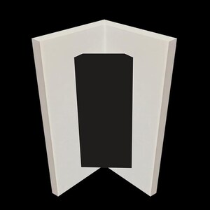 Premium Acoustic Bass Trap Wood Frame - Set of 4, for Sound Corners ...