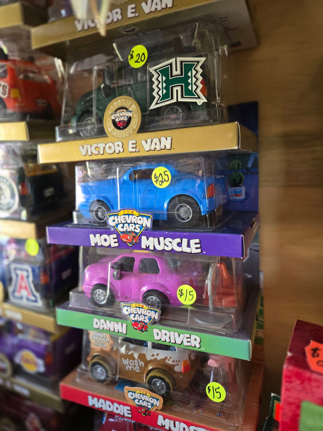 Chevron Cars Collectible Moe Muscle - Etsy