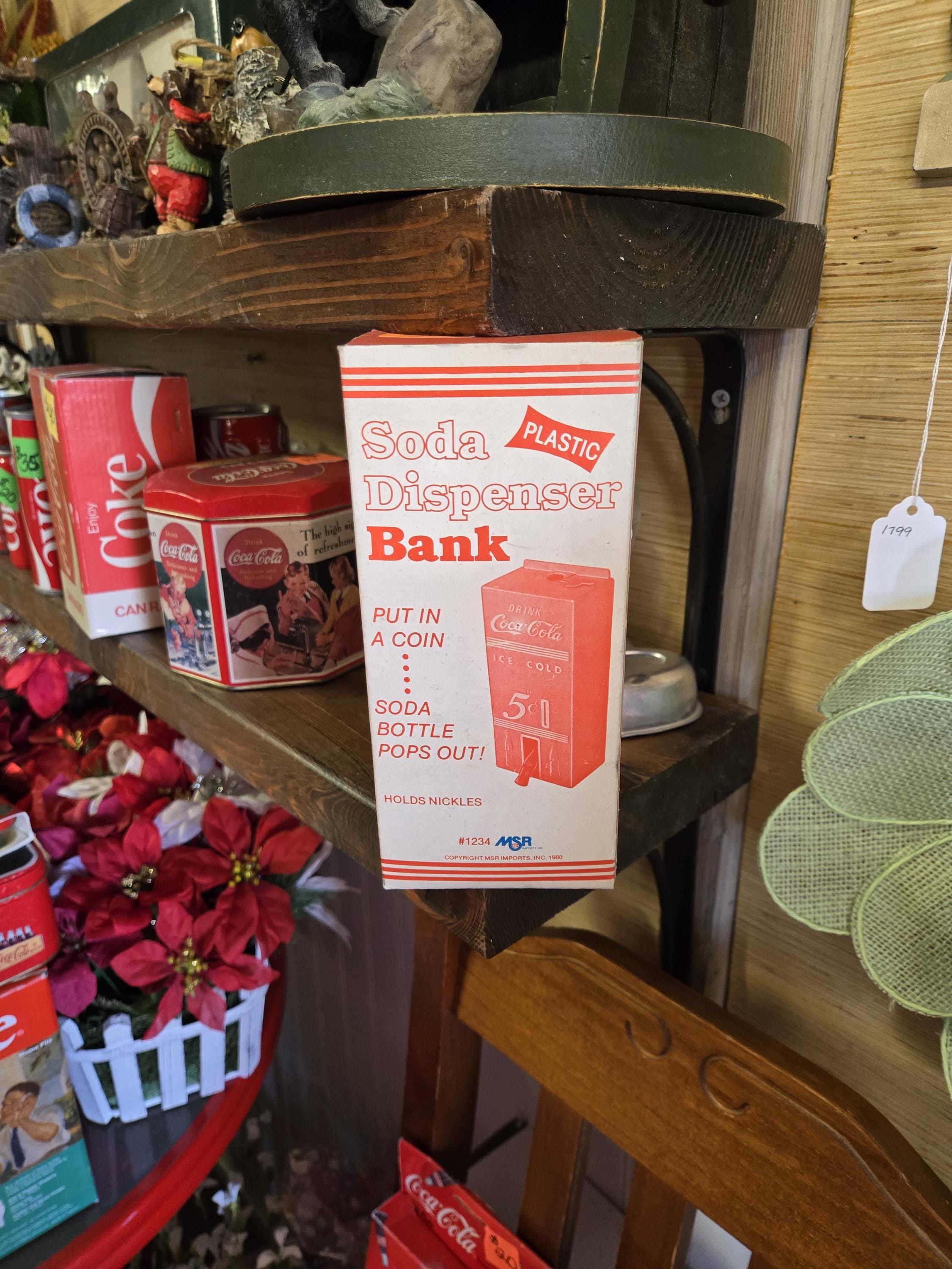 Coca Cola Soda Machine Bank - Etsy