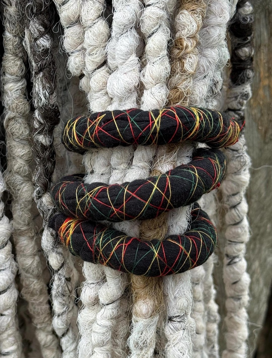 Multi Color Bendable Spiral Wire Hair Tie for Dreadlocks, Braids, and ...