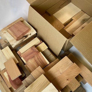 Boxes of Assorted Wood Species and Sizes - Etsy