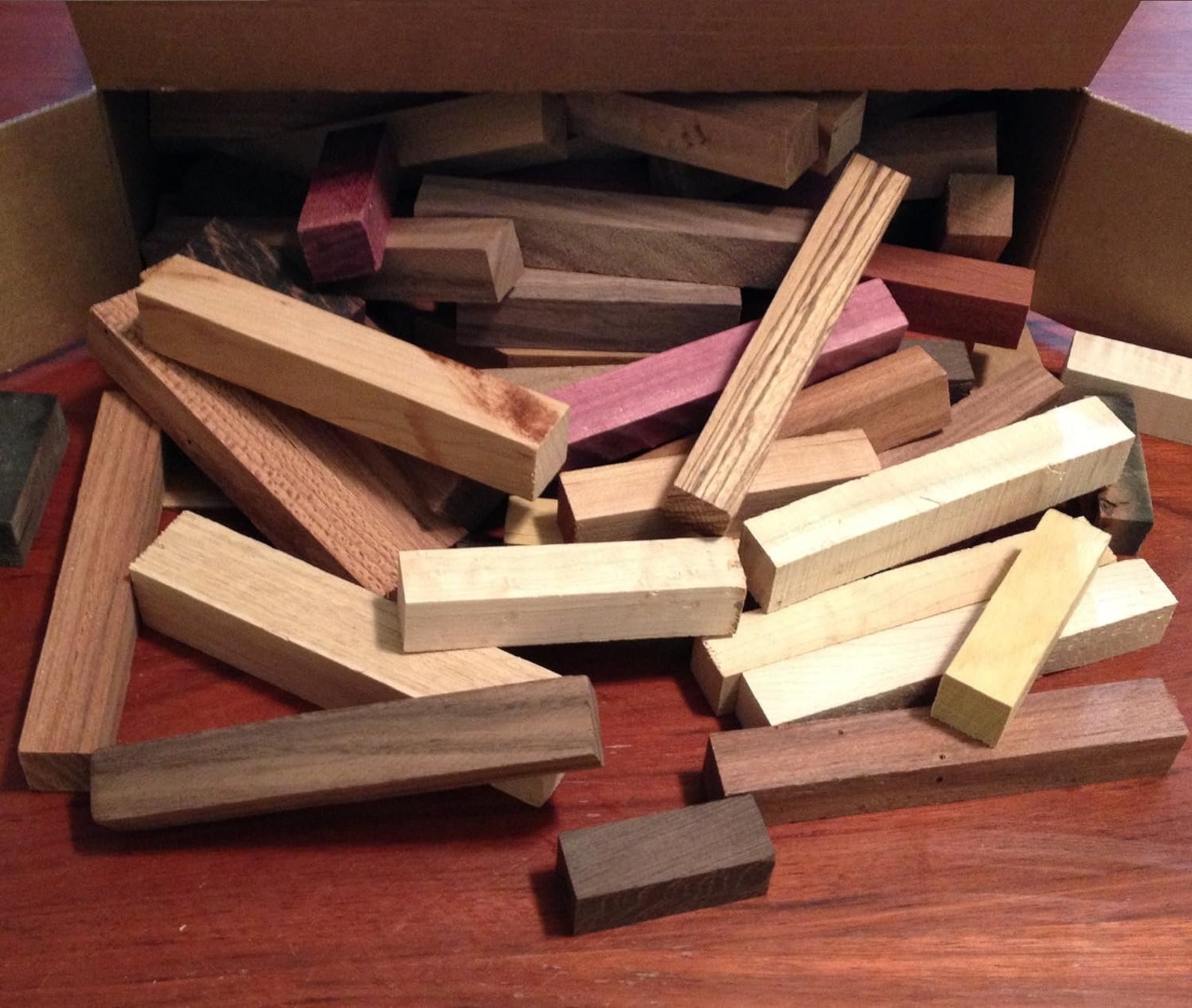 Boxes of Assorted Wood Species and Sizes - Etsy