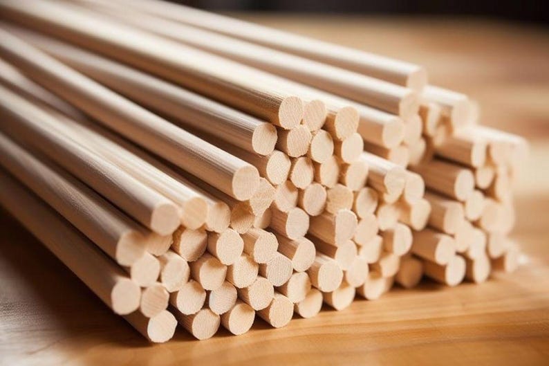36 Inch Dowels - Various Species and Diameters - Etsy