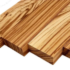 Zebrawood Boards Set of 2 - Various Widths & Lengths - Etsy