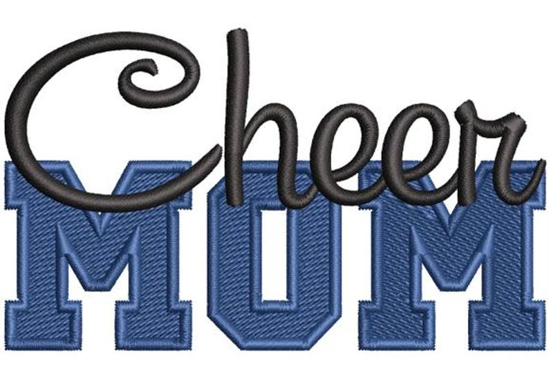 Cheer Mom Cap Embroidery File - Etsy