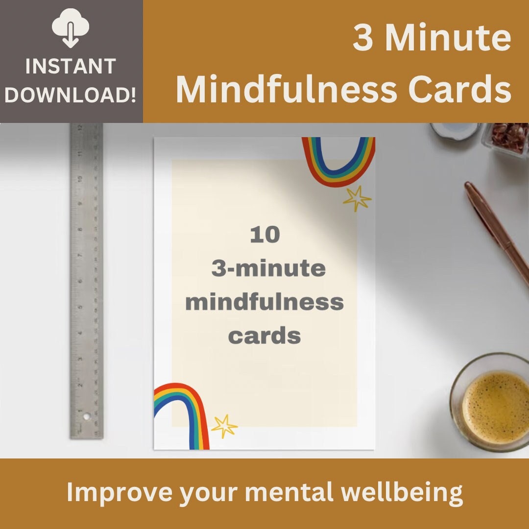 Mindfulness Cards / Self-care / Positivity Cards / Daily Card / Therapy ...