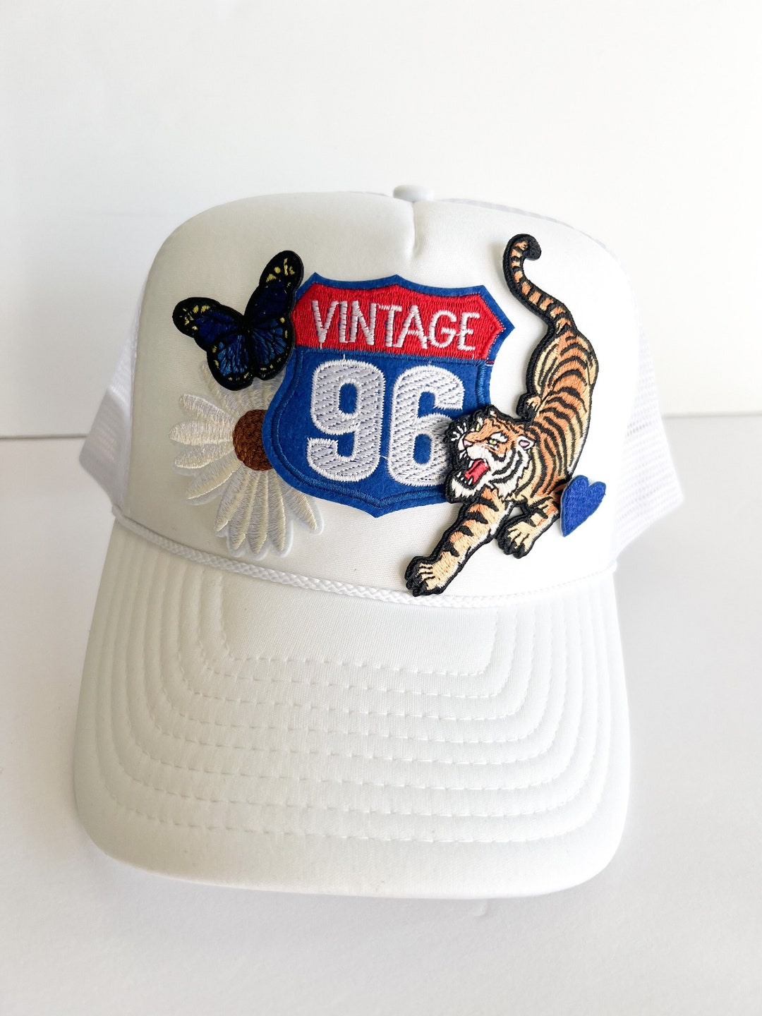 Custom Patch Highway 96 Trucker Hat Vintage Trucker Hats Trendy Trucker ...
