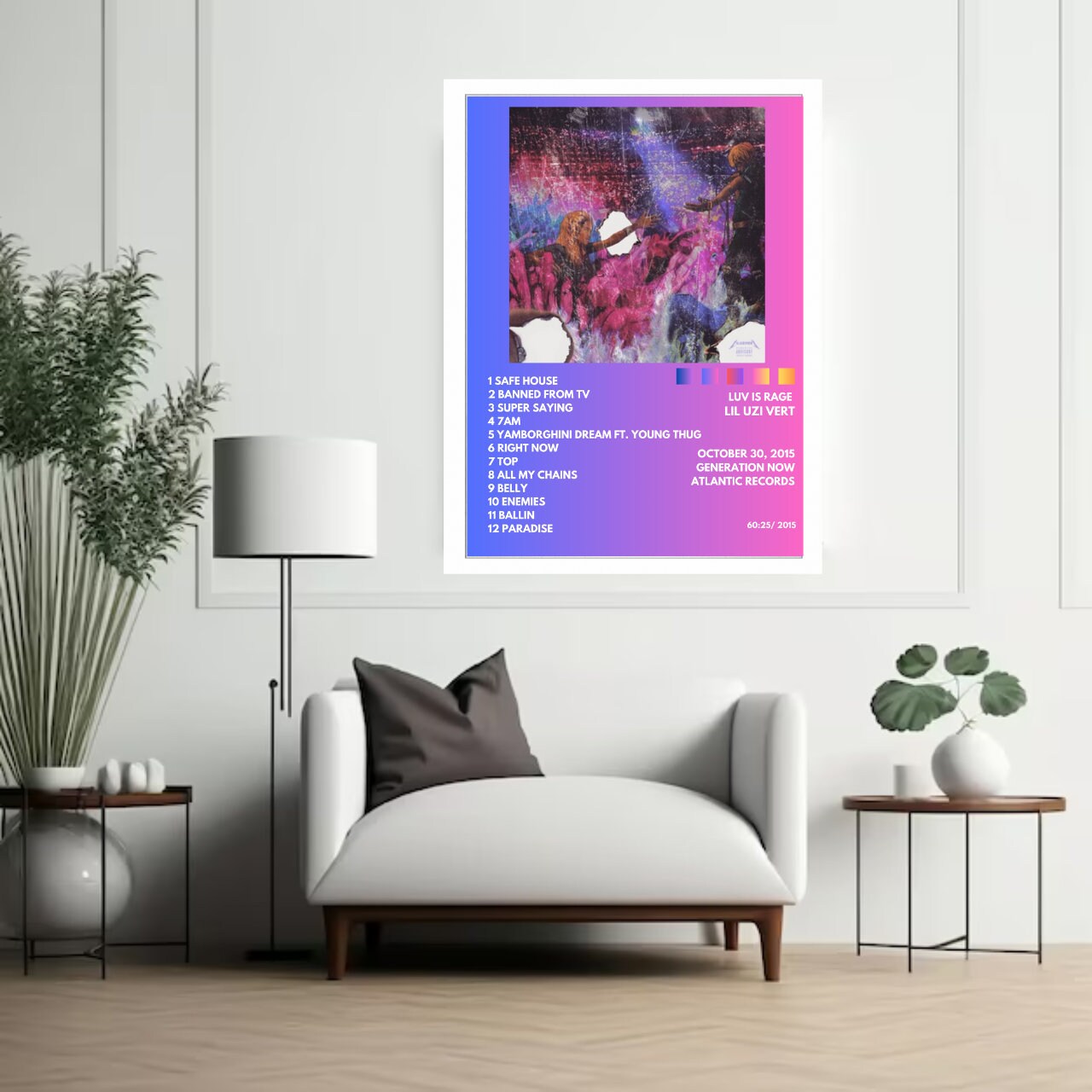 Lil Uzi Vert Poster Music Album Poster Your Own Album Poster Album ...