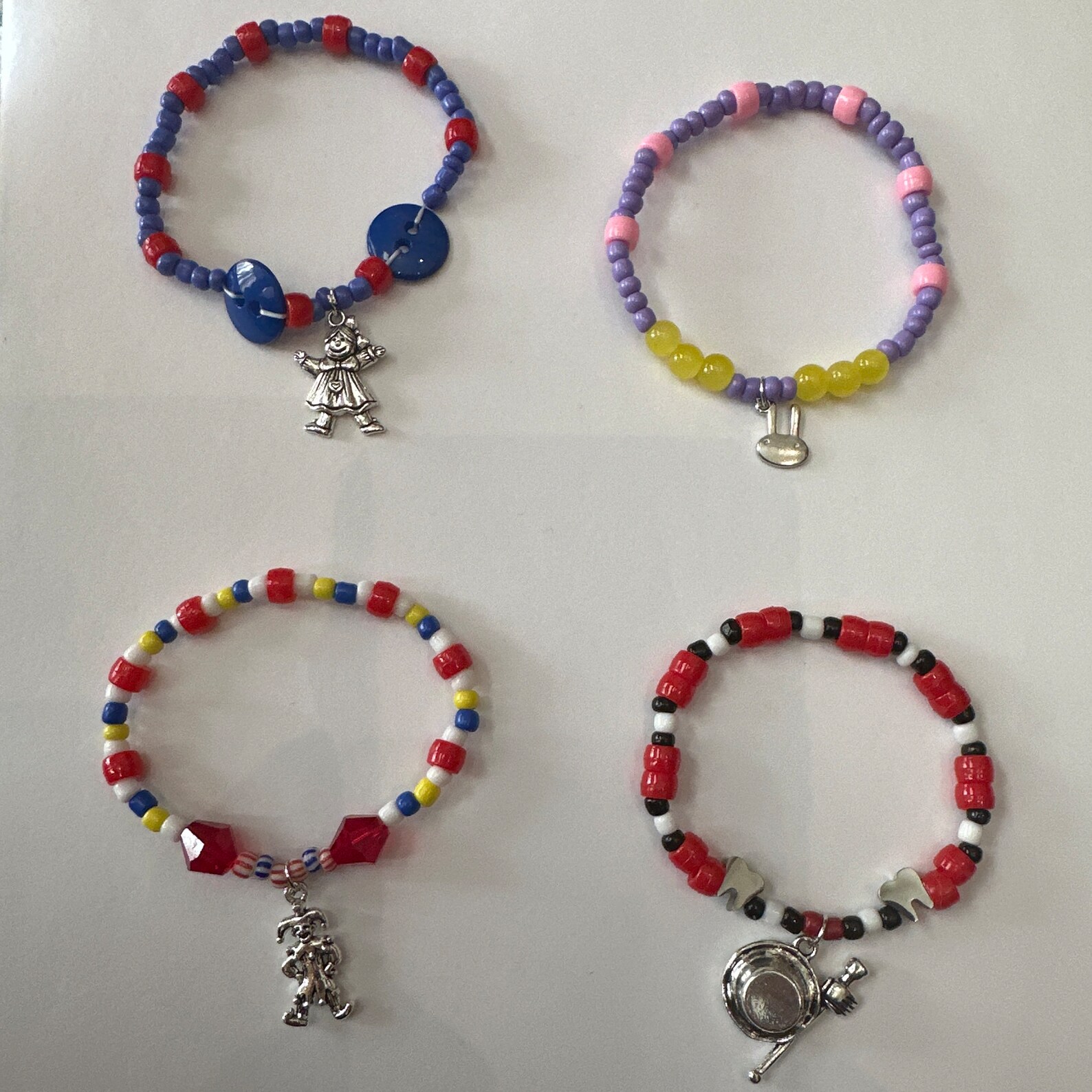 The Amazing Digital Circus Inspired Character Bracelets - Etsy