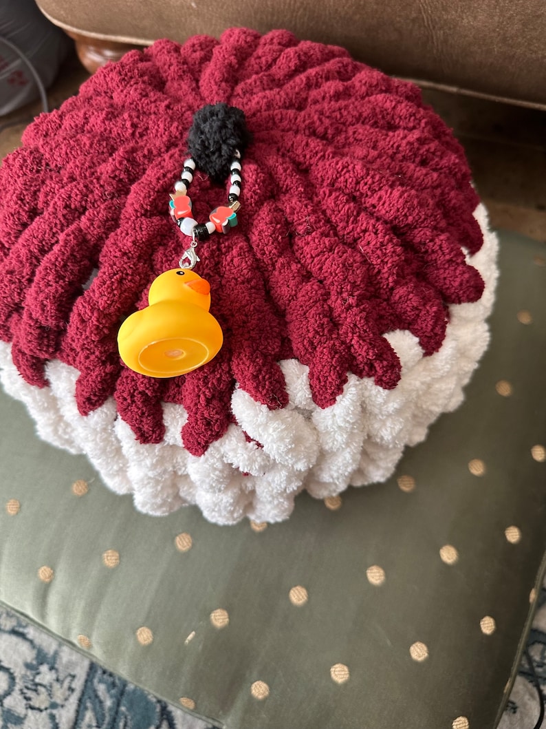 Lucifer Morningstar Hazbin Hotel Inspired Chunky Yarn Pillow - Etsy