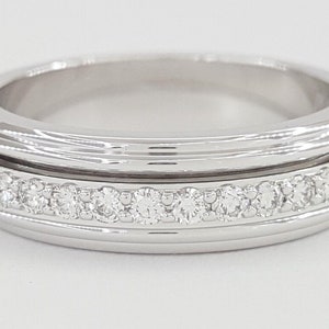 Piaget Possession Diamond Full Circle Eternity White Gold Band Ring 0. ...