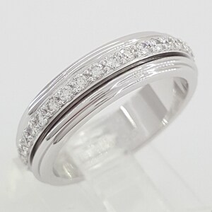 Piaget Possession Diamond Full Circle Eternity White Gold Band Ring 0. ...