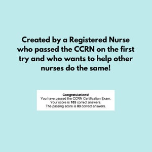 CCRN Exam Cram Sheet, Cheat Sheet, Printable Review, AACN Critical Care ...