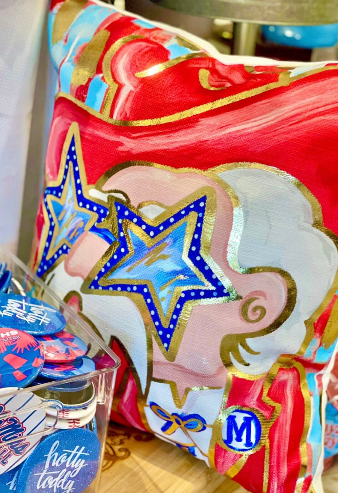 Preppy Colonel Rebel Pillow - Etsy