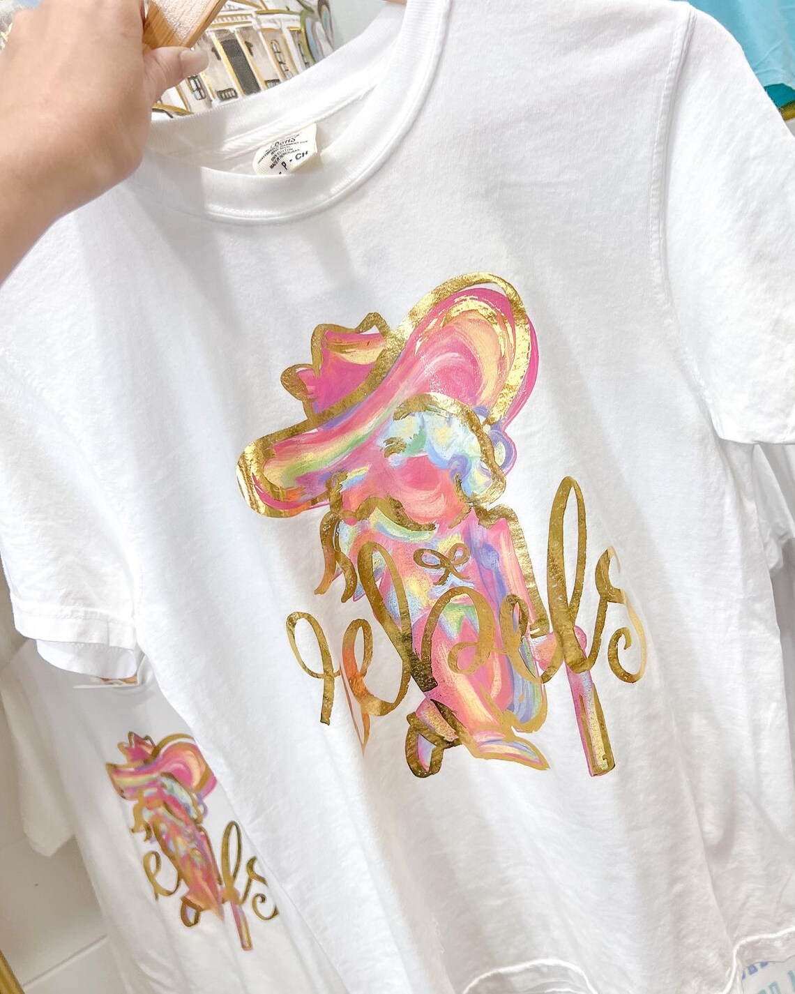 Colorful Colonel Rebel Gold Foil Tshirt - Etsy