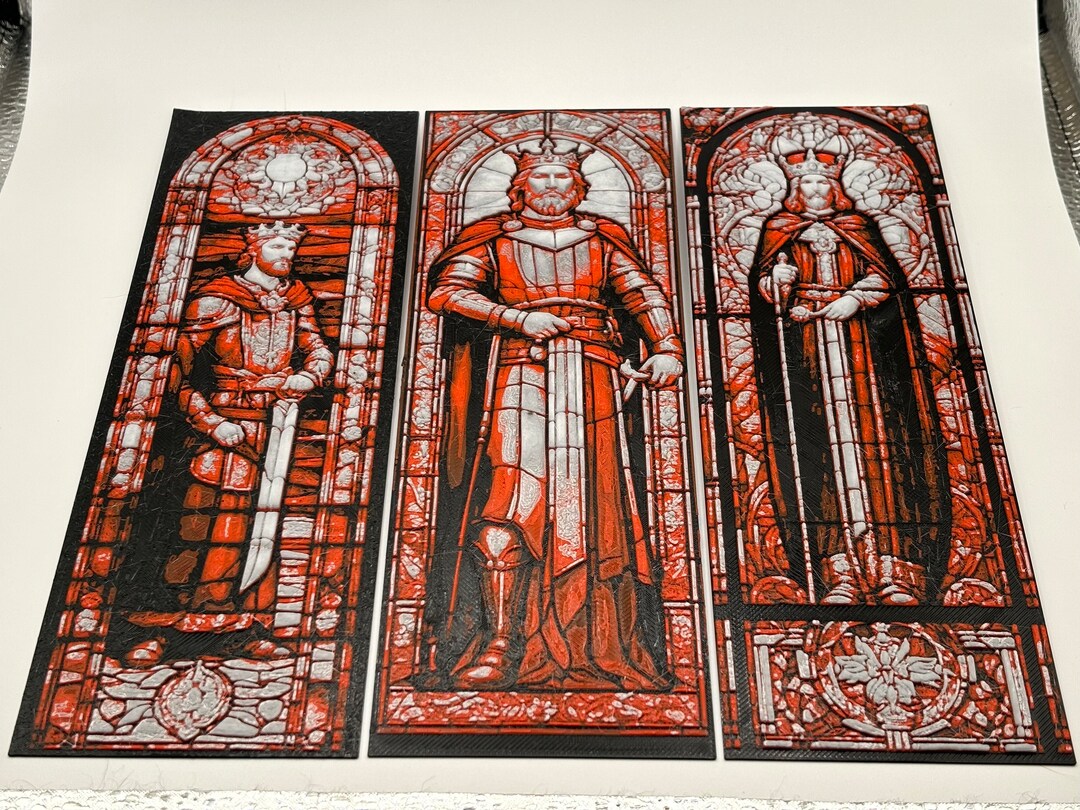 Exquisite Stained Glass Cathedral Window Bookmarks: Tales of King ...