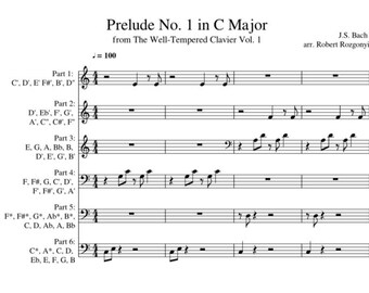 Chopin Prelude No. 20 in C Minor - Boomwhackers | Printable Sheet Music ...