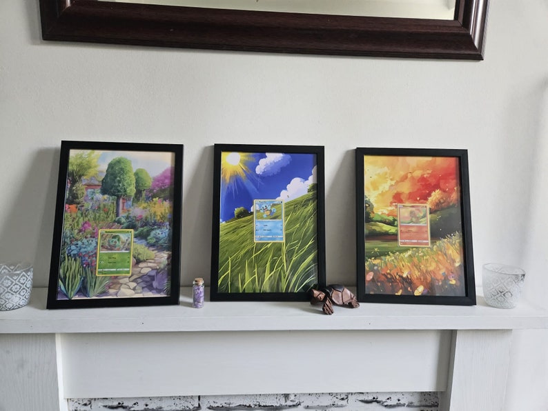 Kanto Starters Squirtle Bulbasaur Charmander Custom Pokemon Extended ...