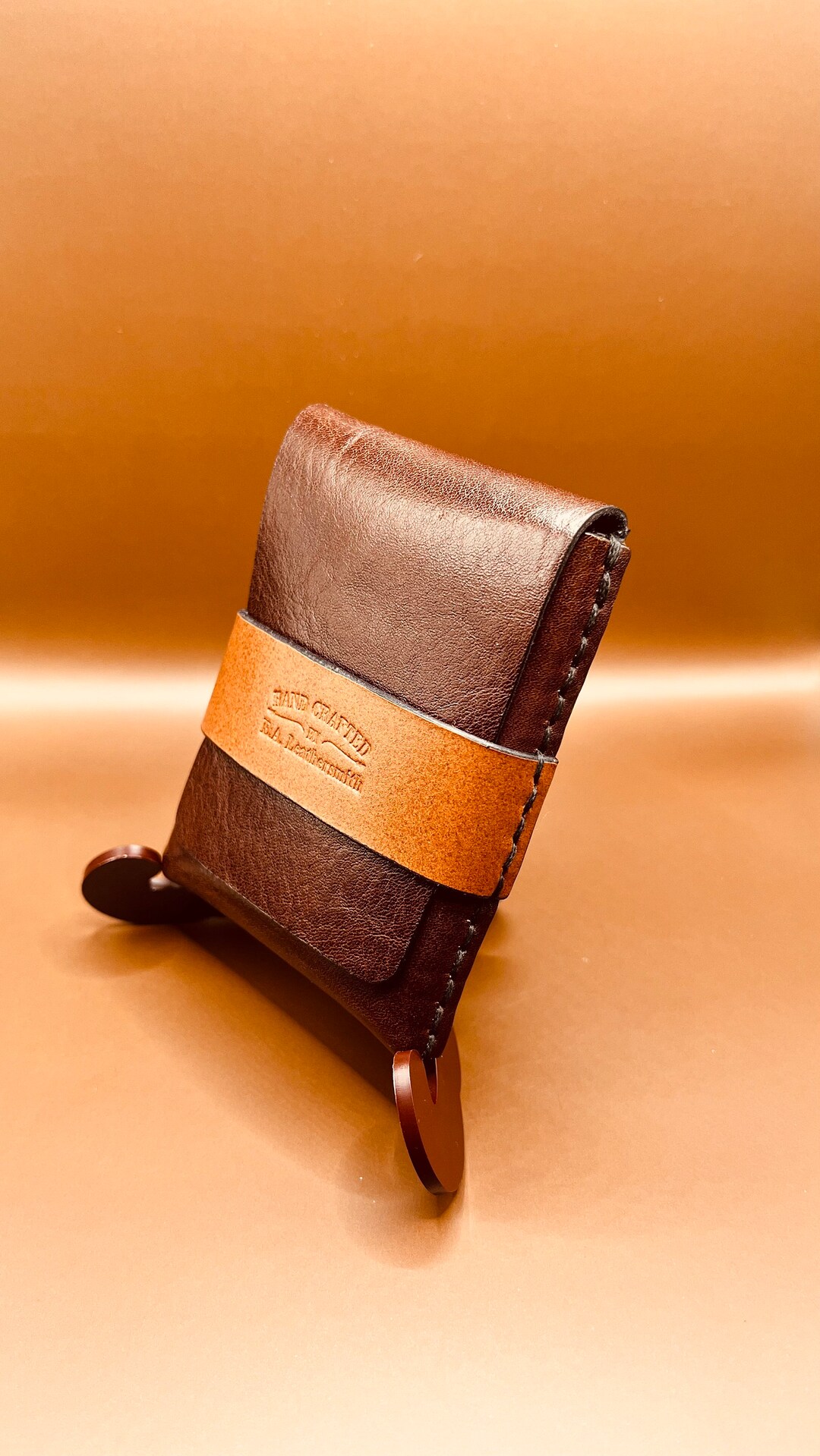 Full Grain Leather Card Wallet. - Etsy