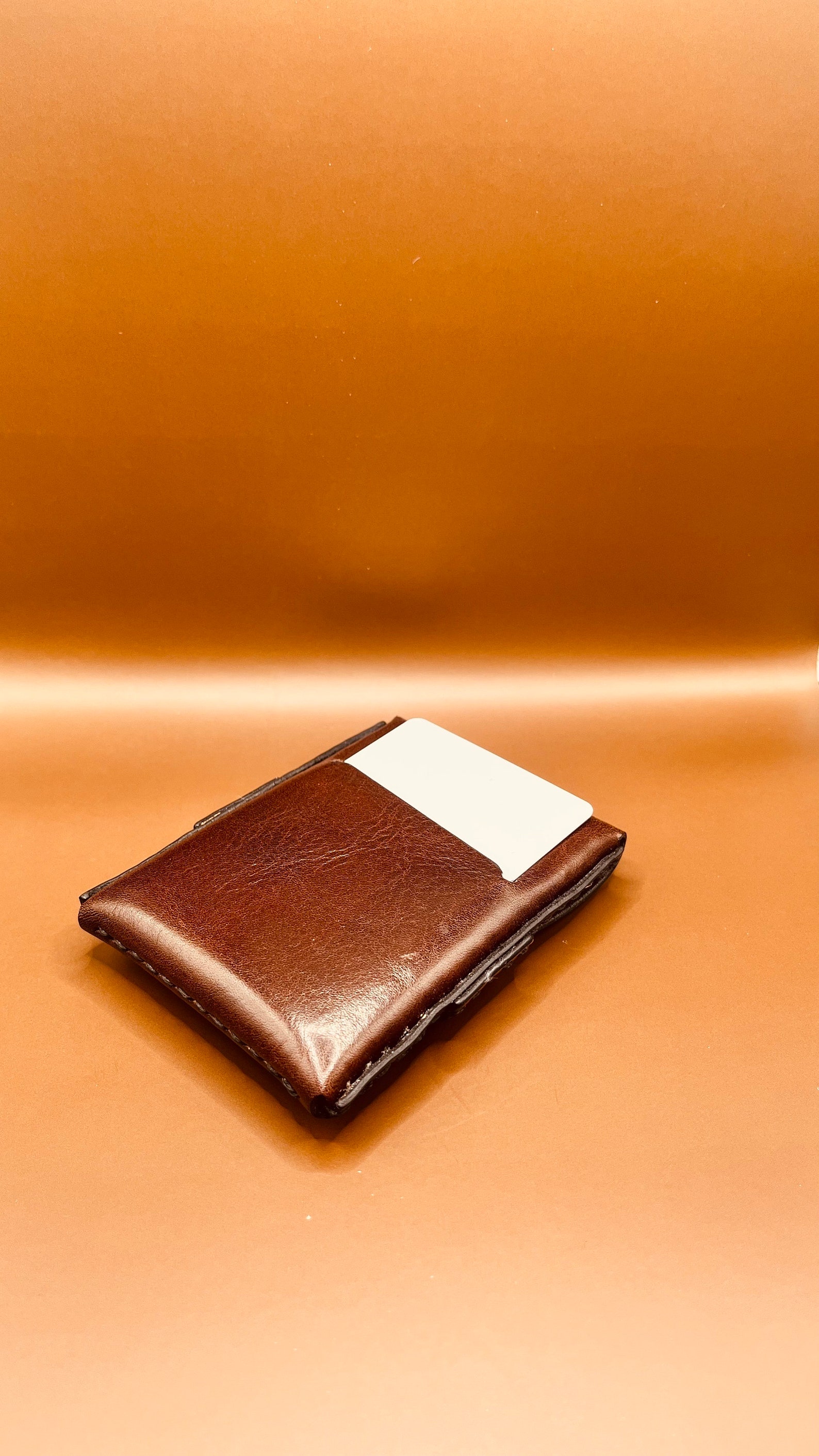 Full Grain Leather Card Wallet. - Etsy