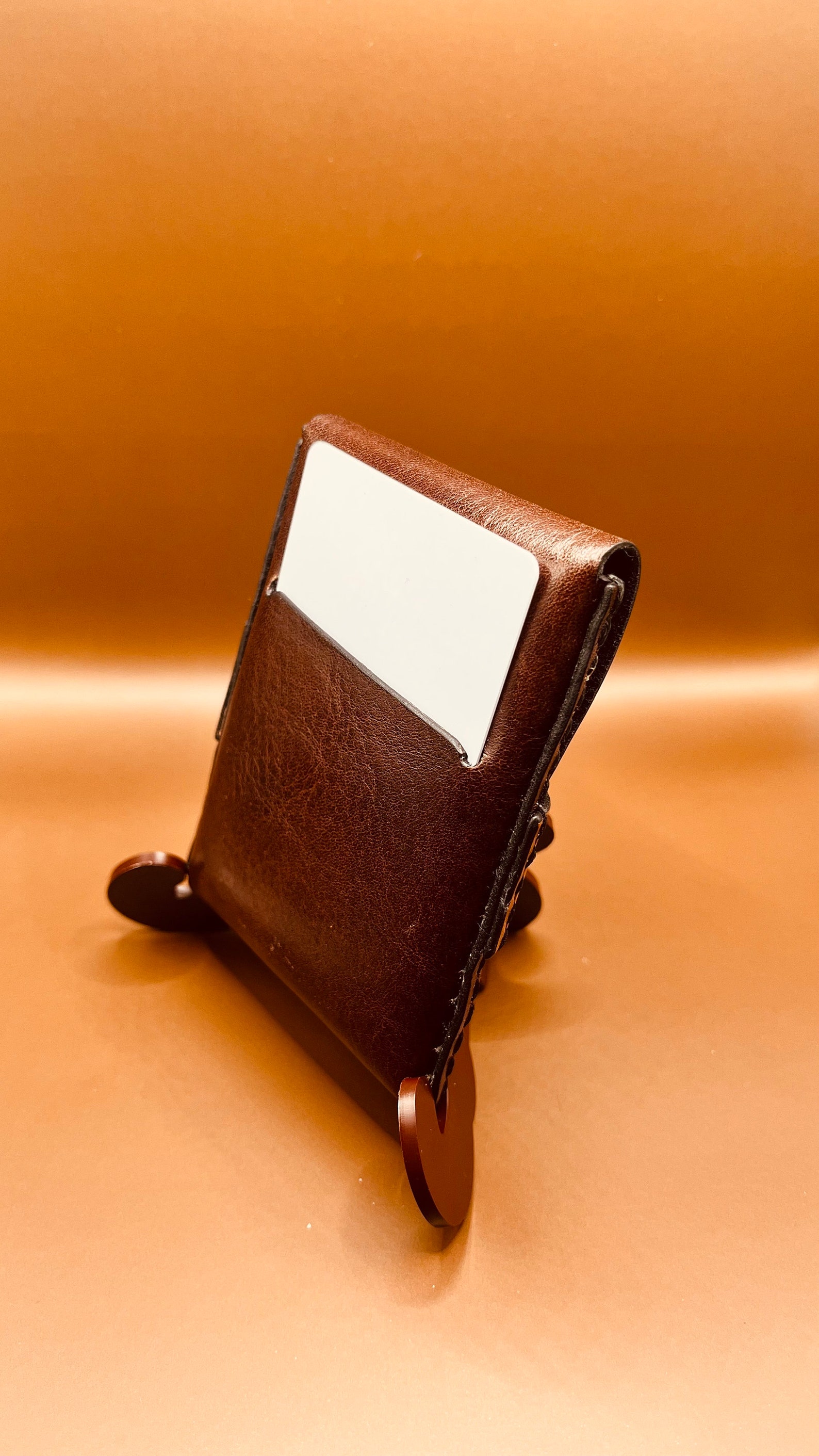 Full Grain Leather Card Wallet. - Etsy