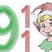 911 Christmas Elf Dispatcher Digital Embroidery Design. Two Sizes (4"-7 ...