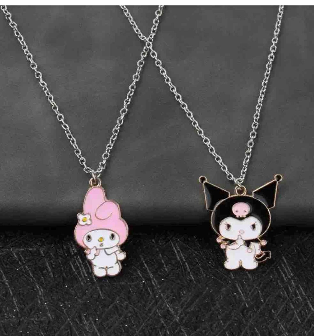2 Adet My Melody Ve Kuromi Best Friends Çiftli Kolye Bff Arkadaşlık ...