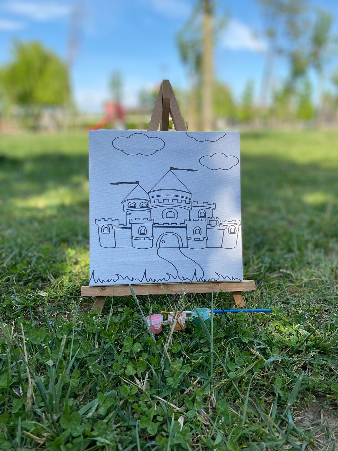 Mini Tuval Ve şövale Seti - Etsy