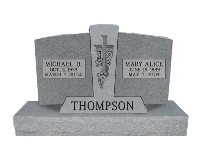Heirloom Cemetery Headstone - Memorial Monument Gravestone - Etsy