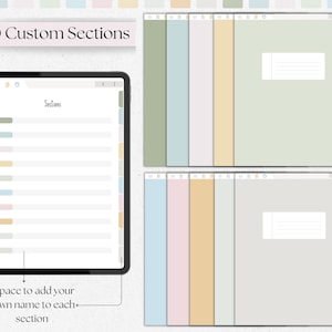 Bible Study Notebook Digital Planner Hyperlinked Bible Journal ...