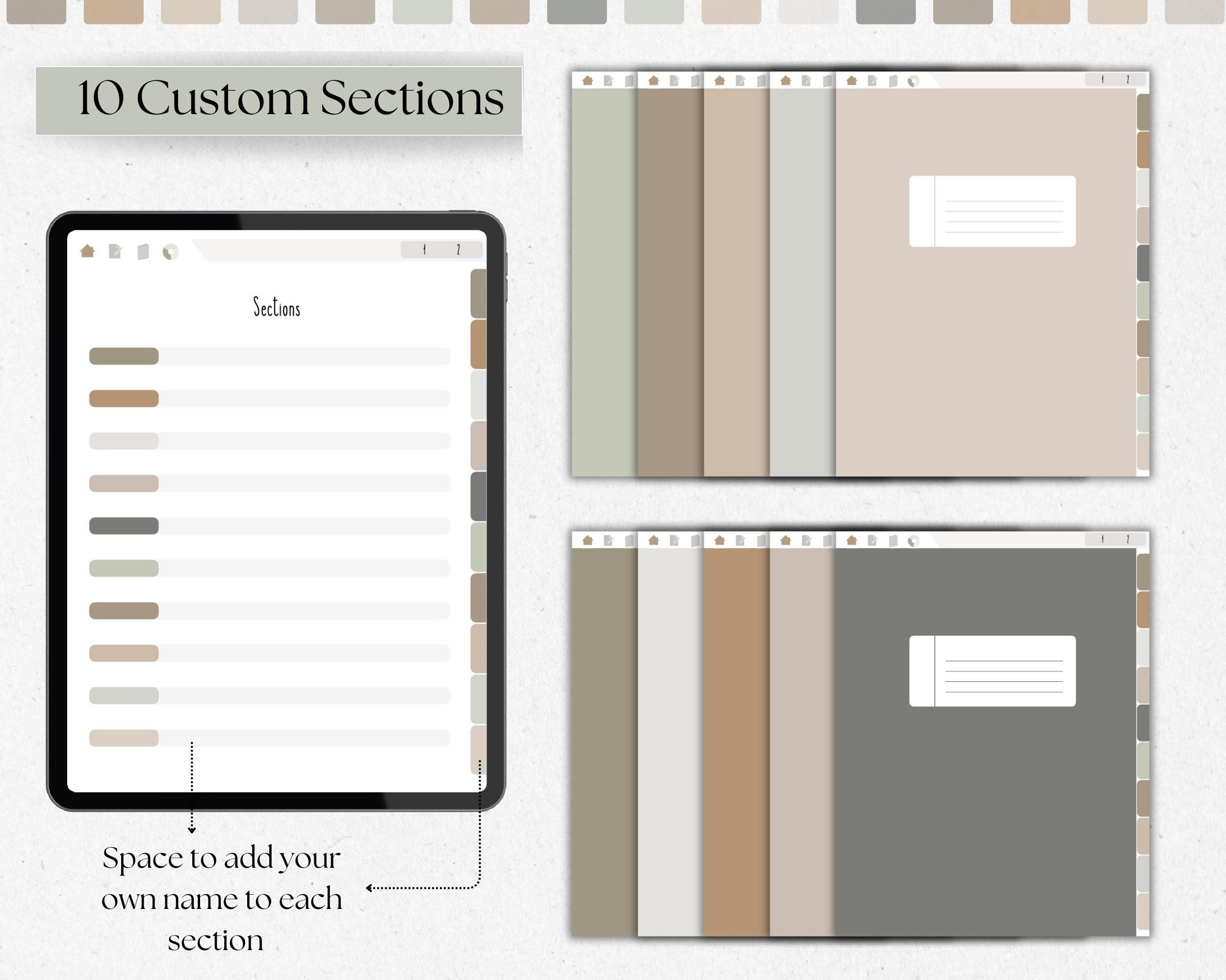 Bible Study Notebook Digital Planner Hyperlinked Bible Journal ...