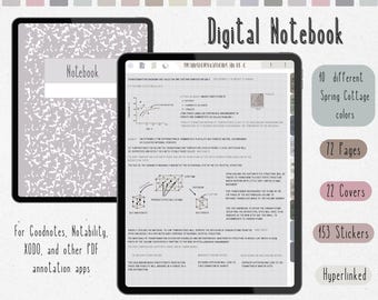 Digital Note Template, Cornell Notes, Student Note Taking, iPad ...