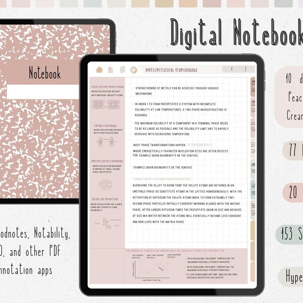 Goodnotes Template - Etsy